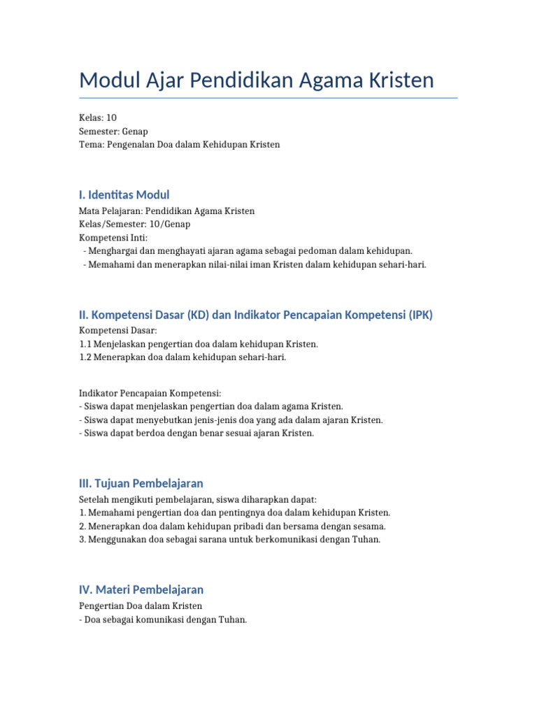 Modul_Ajar_Pendidikan_Agama_Kristen_Kelas_10_Semester_Genap_Doakan | PDF