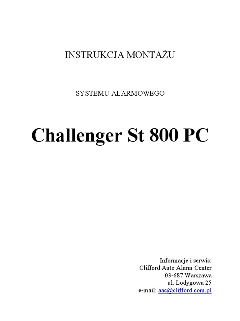 Challenger St-800 PC | PDF