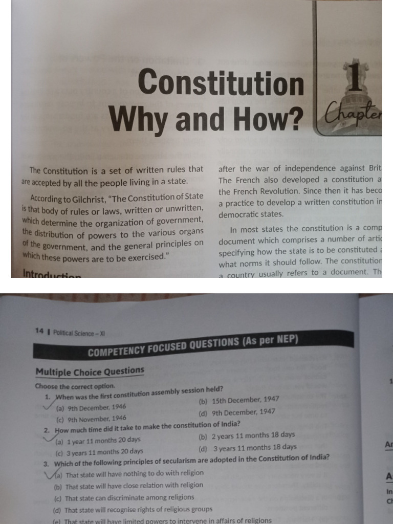 ch-1,2,3 Competency Based Questions | PDF