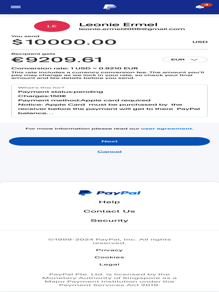 PayPal Make A Payment Preview 2 | PDF
