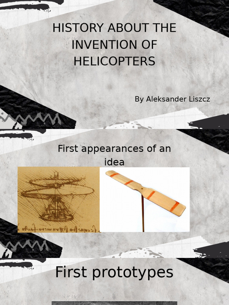 History of Helicopters | PDF