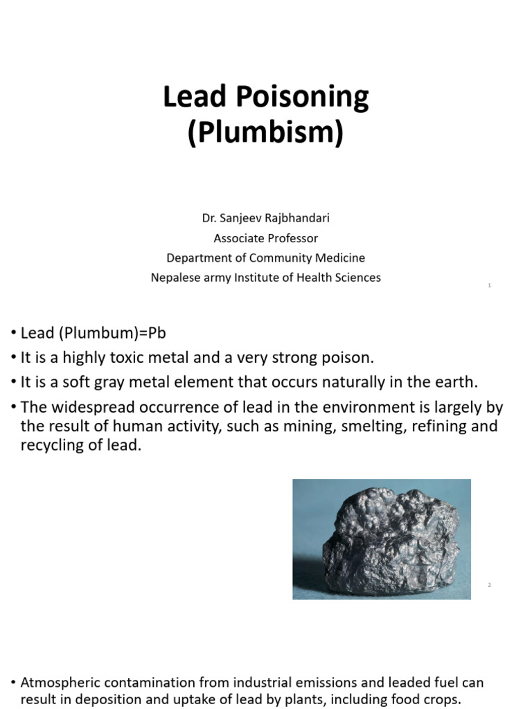 Lead P | PDF | Lead | Medical Specialties