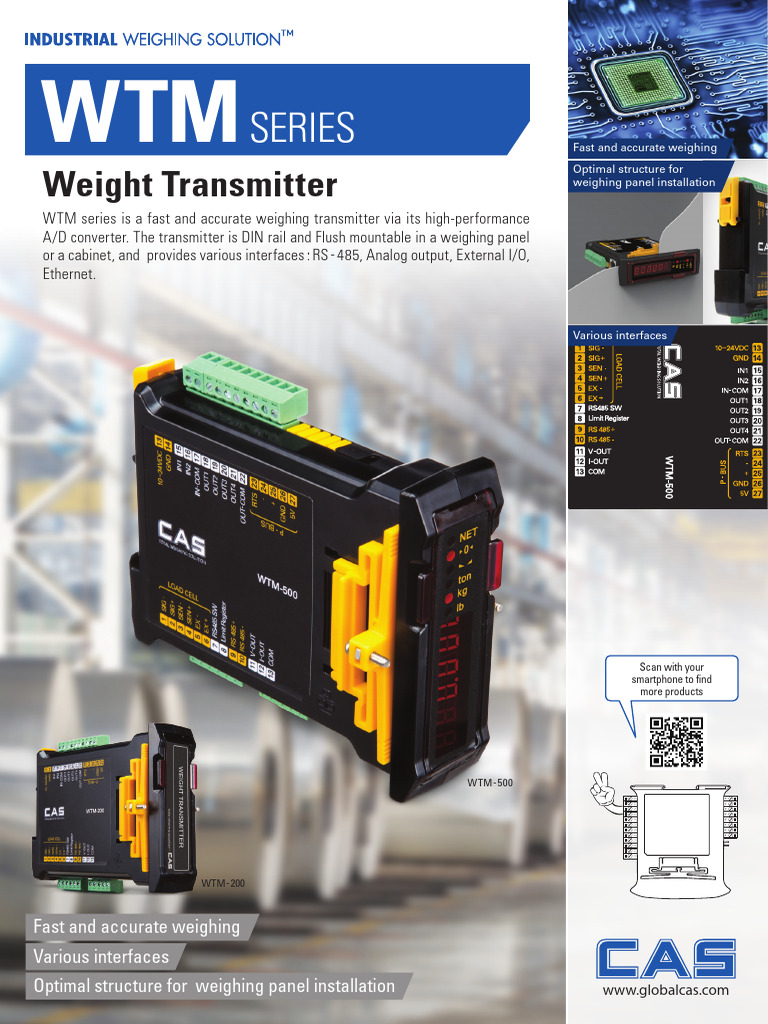 WTM Series | PDF | Analog To Digital Converter | Programmable Logic Controller