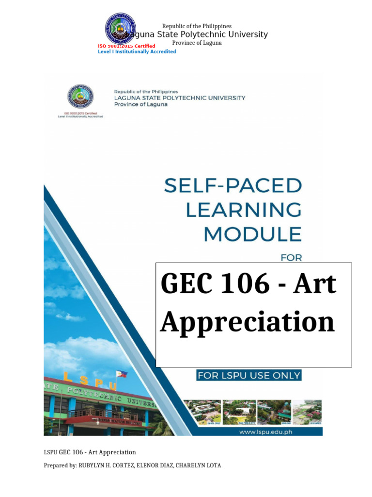 Cortez r. Lota c Diaz e. Gec 106 Module 7 (1) | PDF | Semantics | Liberal Arts Education