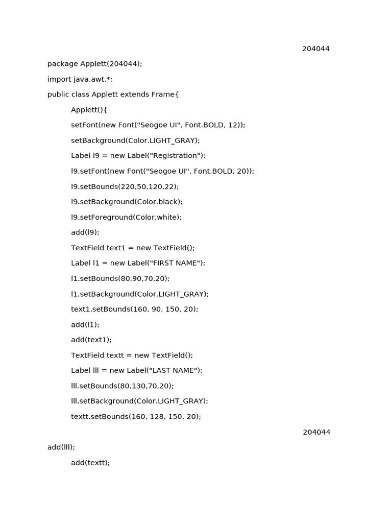 204044AJP(PRAC1) | PDF | Computer Programming | Computing