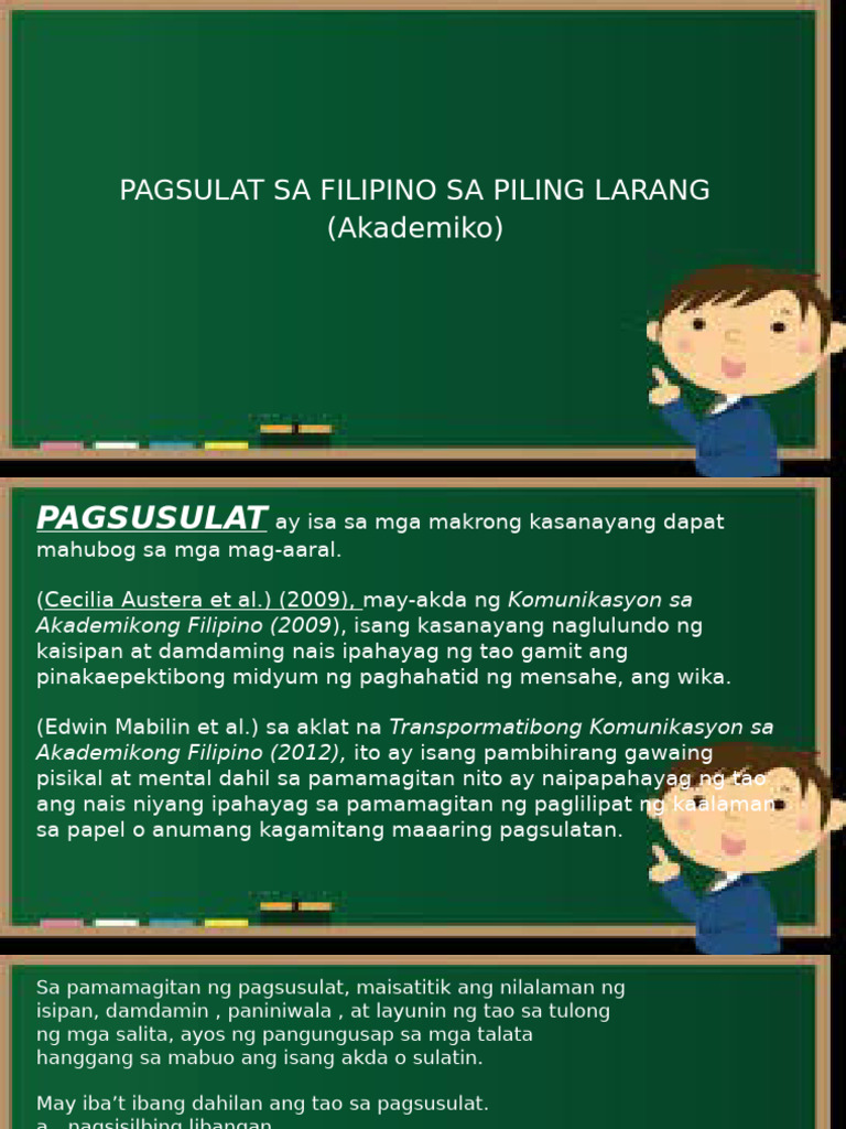 Akademikong Pagsulat | PDF