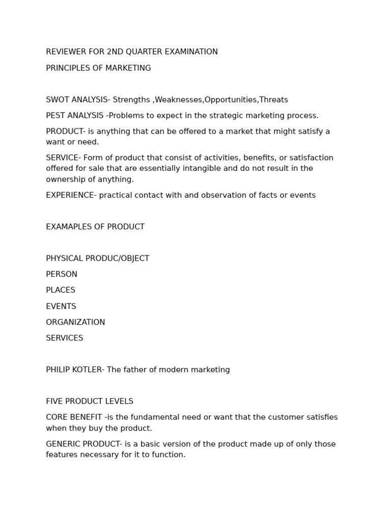 Marketing | PDF | Product (Business) | Marketing