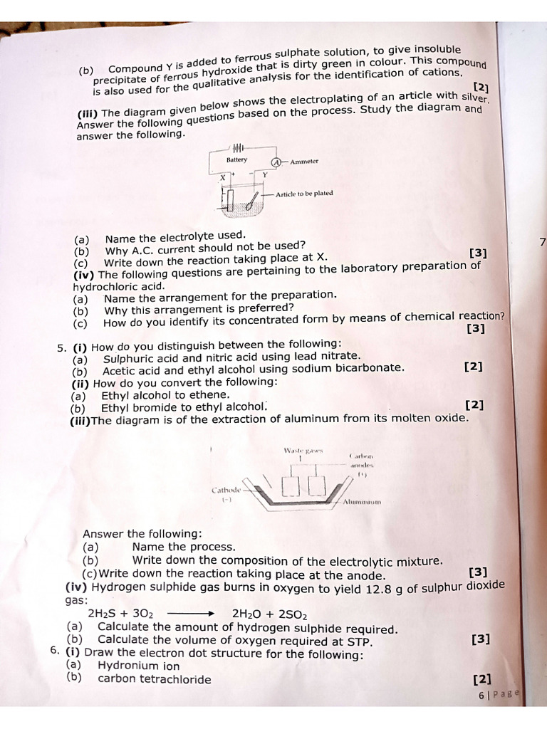 Chemistry Pre Board Paper MSD | PDF