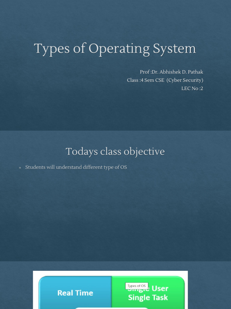 Types of Operating System ai | PDF | Operating System | Server (Computing) Types of Operating System ai | PDF | Operating System | Server (Computing)