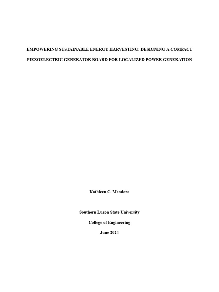 ESEHDACPGBFLPG-KCM (2) | PDF | Piezoelectricity | Energy Harvesting