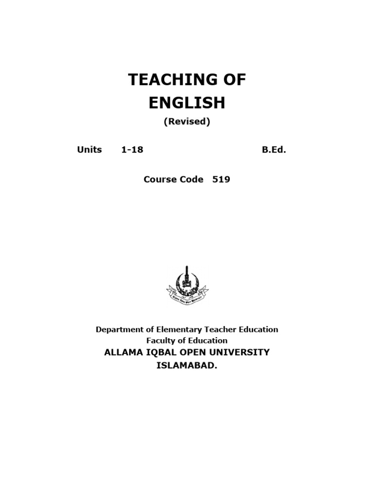 Teaching English: Methods & Skills | PDF | Foreign Language | Language Education