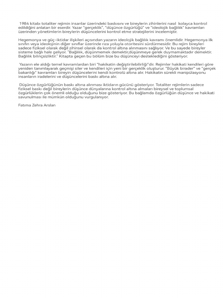 Siyaset Biliminde Temel Kavramlar Final Ödevi - 202501101555 - 17229 | PDF