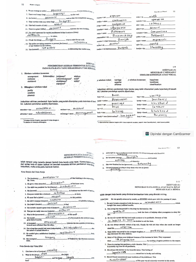 Modern English Jilid 1 (Unit 1&2) | PDF