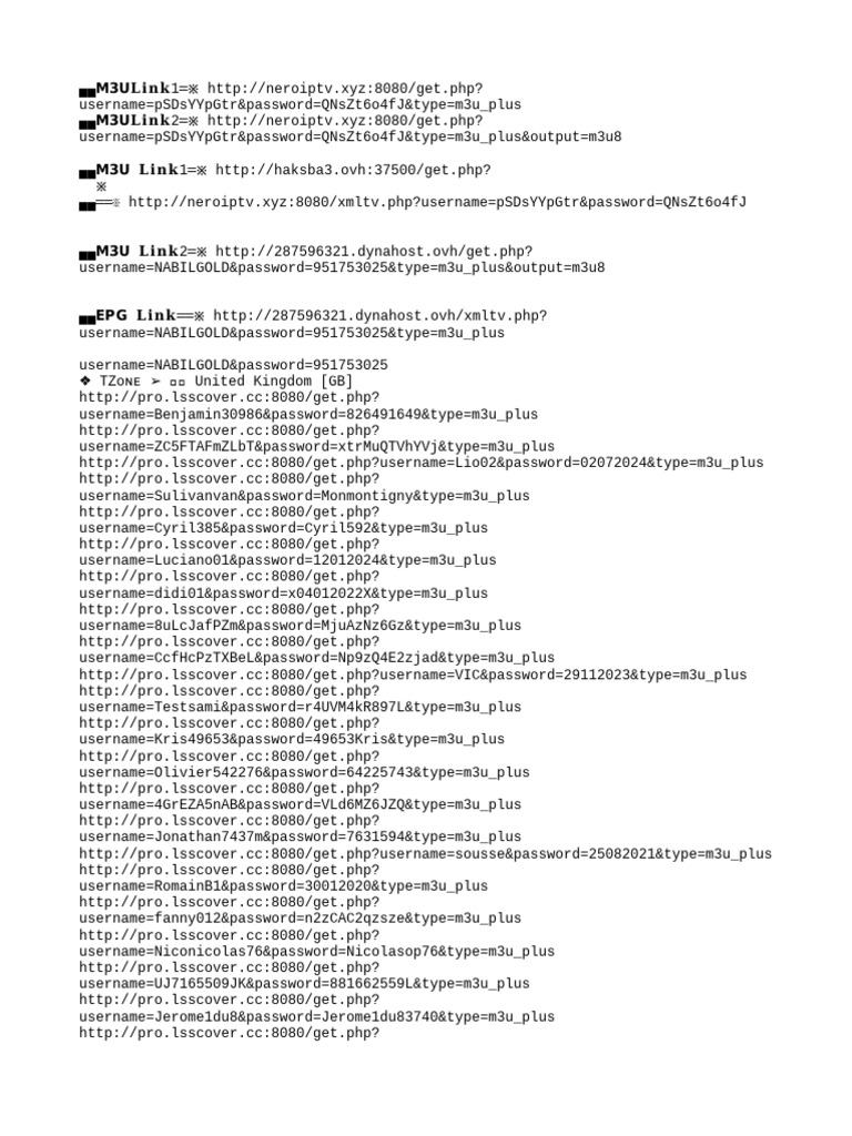 Free IPTV M3U Playlist HD Channels Download 2025 1 | PDF | Multimedia | Digital Technology