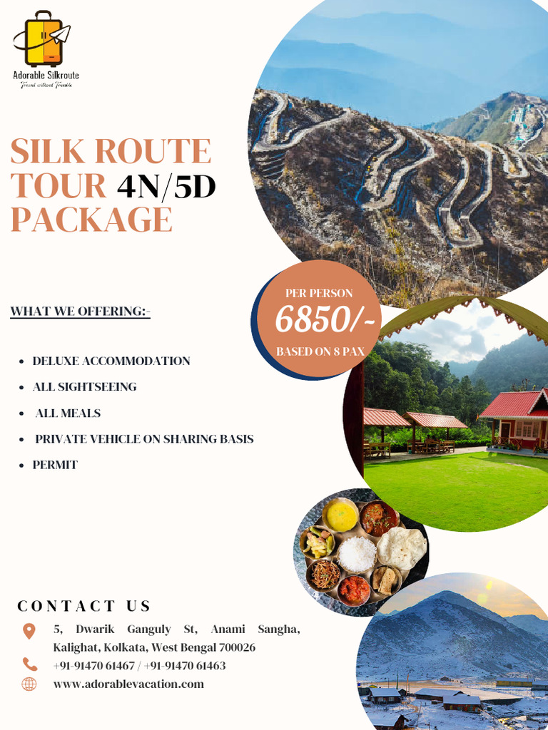 Silk Route Tour Package by ADORABLE SILKROUTE | PDF | Fee