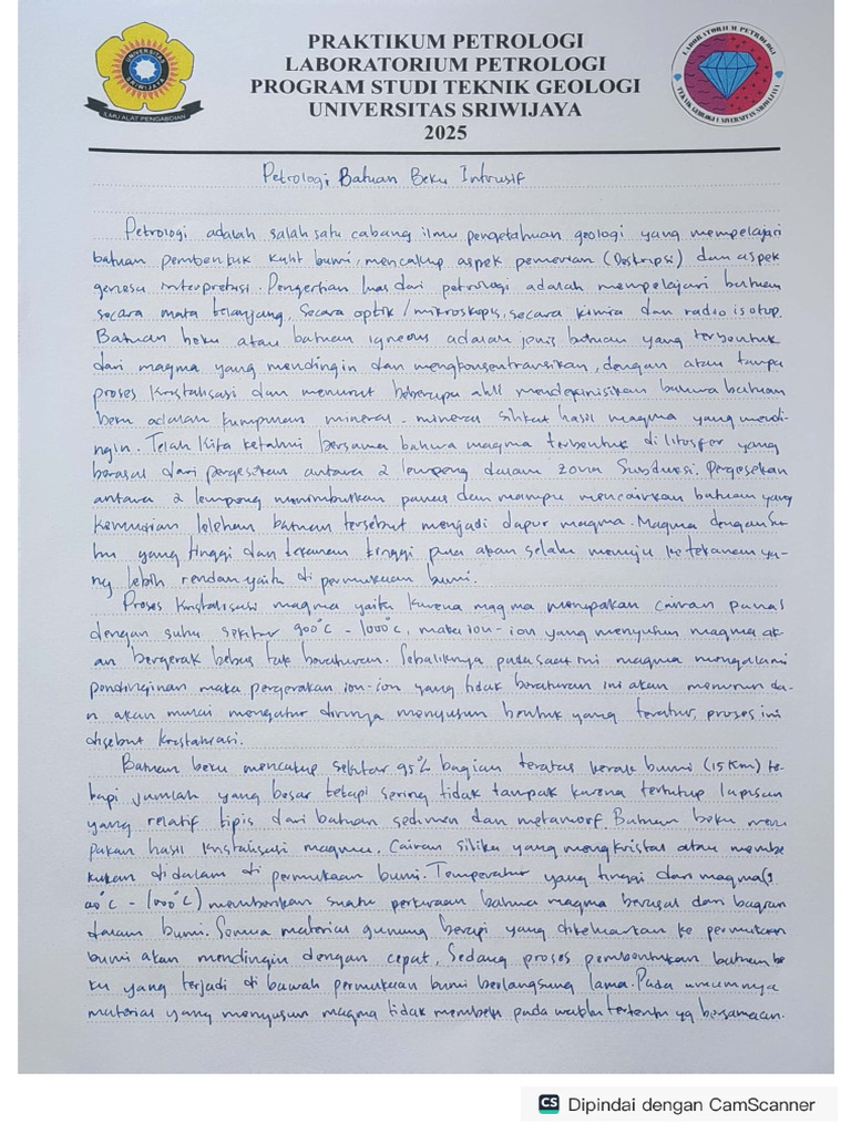 Muhammad Zacky.resume Petrologi | PDF