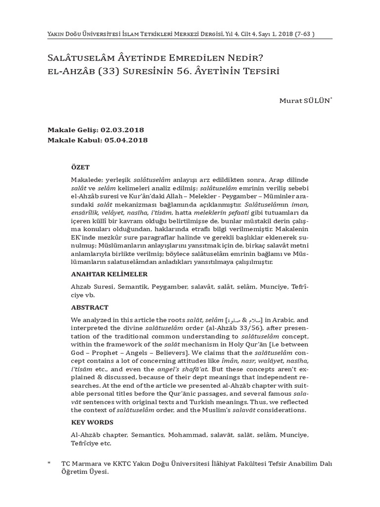 2018 - 1 - SULUNM 5. Hafta | PDF