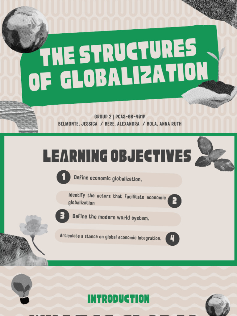 Structures of Globalization | PDF | Globalization | Balance Of Trade
