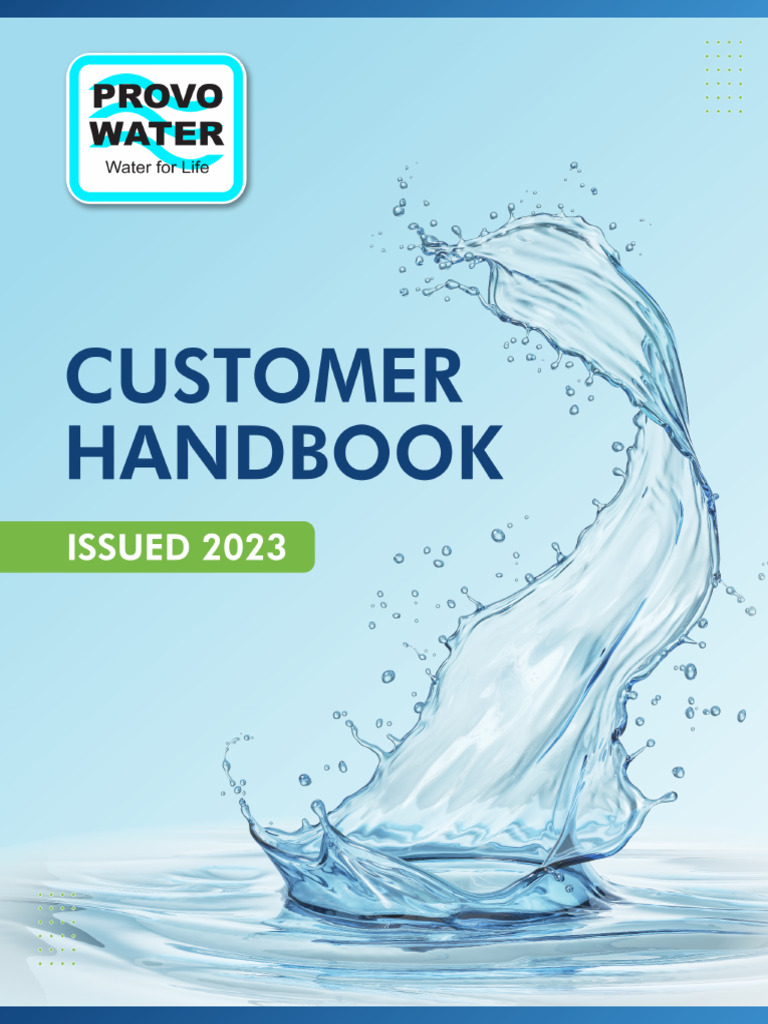 Provo Water Company Customer Handbook | PDF | Payments | Credit Card