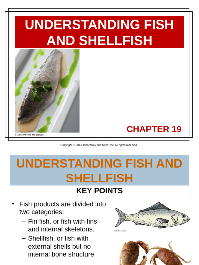 Gisslen8e Ch19 Lecture | PDF | Cooking | Shellfish