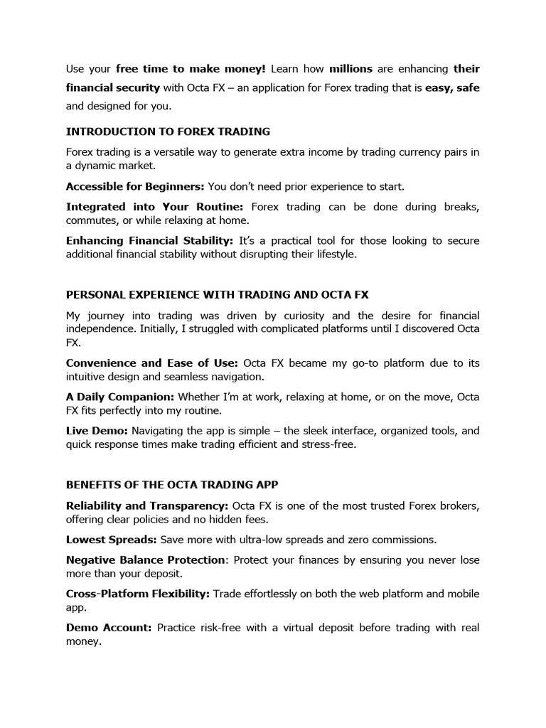 Sample Advert | PDF | Foreign Exchange Market | Usability