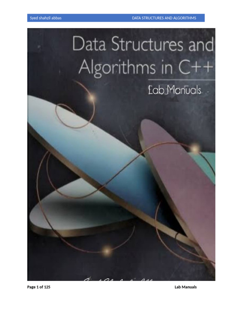 DSAL Manuals | PDF | Time Complexity | Queue (Abstract Data Type)