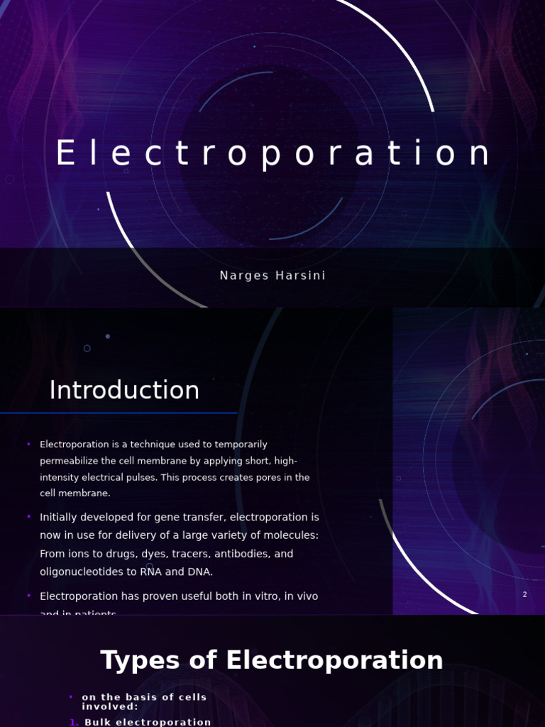 Electroporation | PDF | Cell Membrane | Molecular Biology