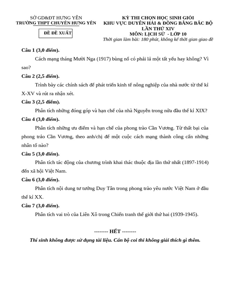 DHBB XIV 2023 Hưng Yên | PDF