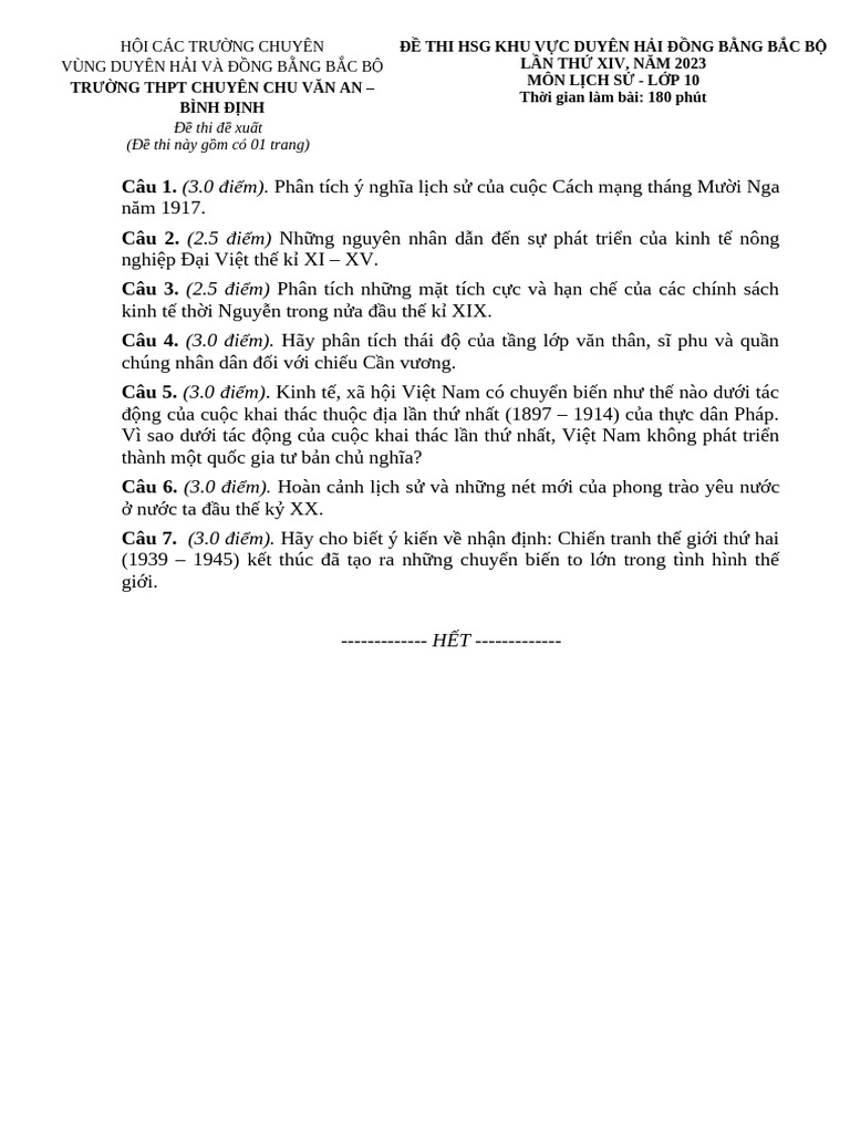 DHBB XIV 2023 Bình Định | PDF