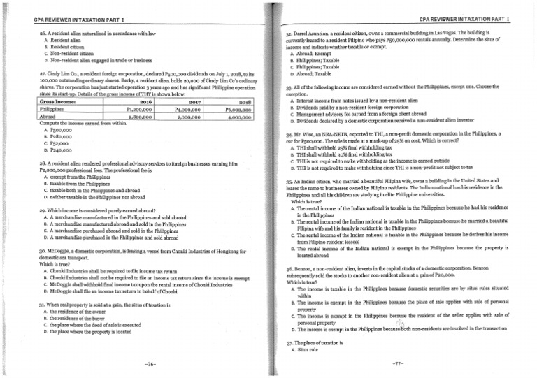 TAXATION PART I 41 | PDF TAXATION PART I 41 | PDF