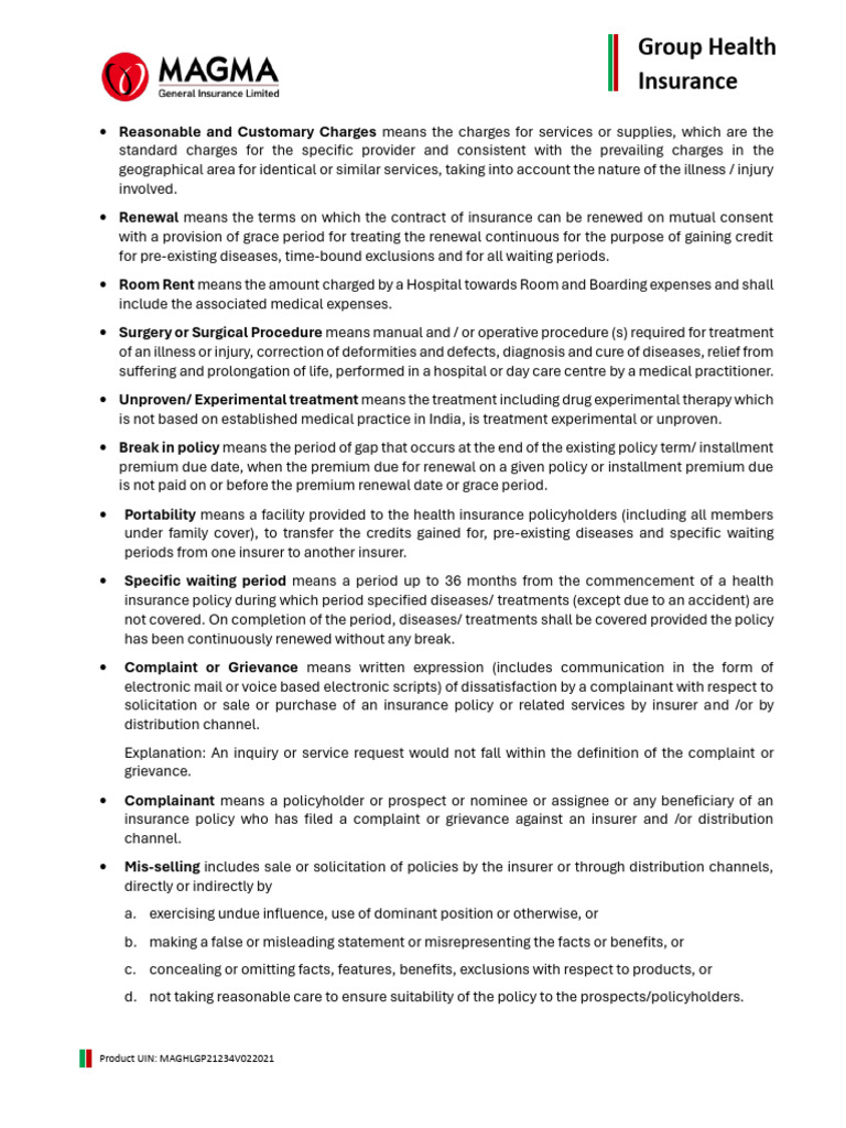 Magna Group Health Insurance7 | PDF | Insurance | Health Care