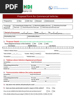 Motor - Claim - Form RELIANCE | PDF