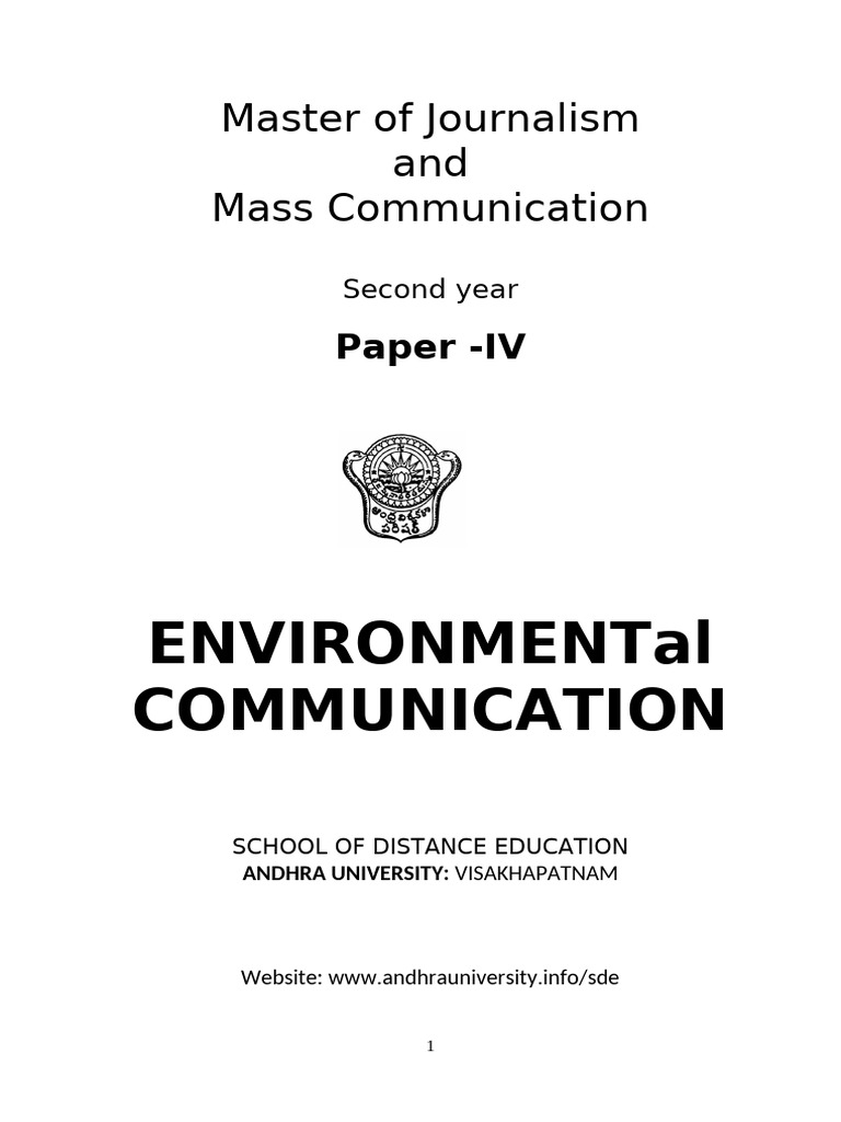 ENvironmental Communication | PDF | Air Pollution | Ecosystem