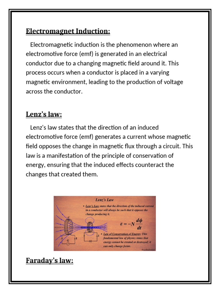 Electromagnet Induction Final | PDF | Electromagnetic Induction | Transformer