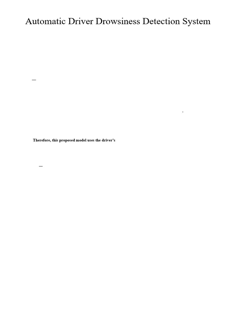 AI-Powered Driver Drowsiness Detection | PDF | Relay | Arduino