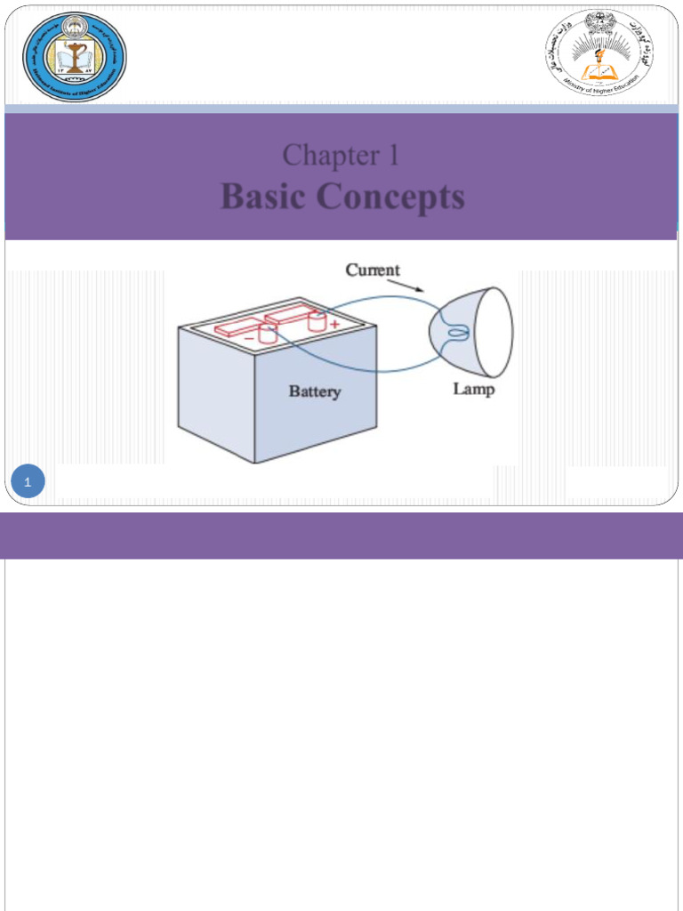 1 Chapter Basic Concepts-1 | PDF | Electric Power | Voltage
