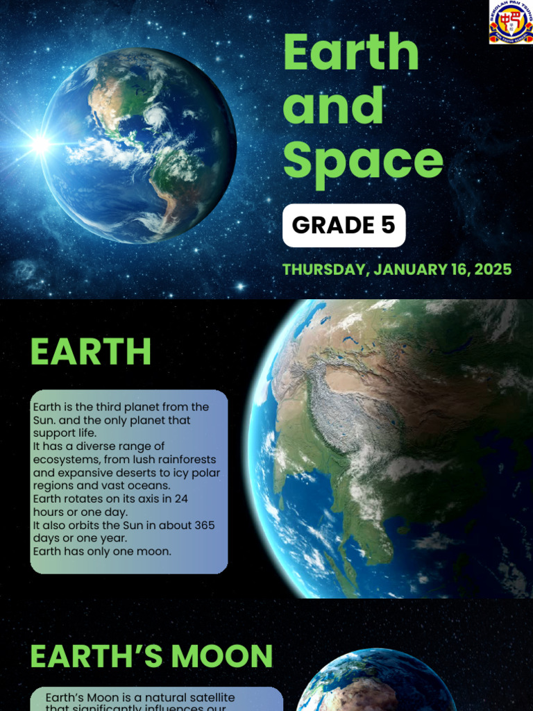 UNIT 5. Earth and Space | PDF | Planets | Solar System