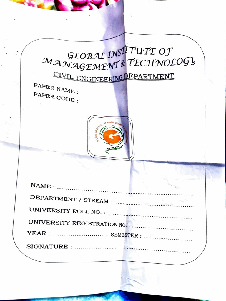 Civil Engineering Paper Submission Form | PDF