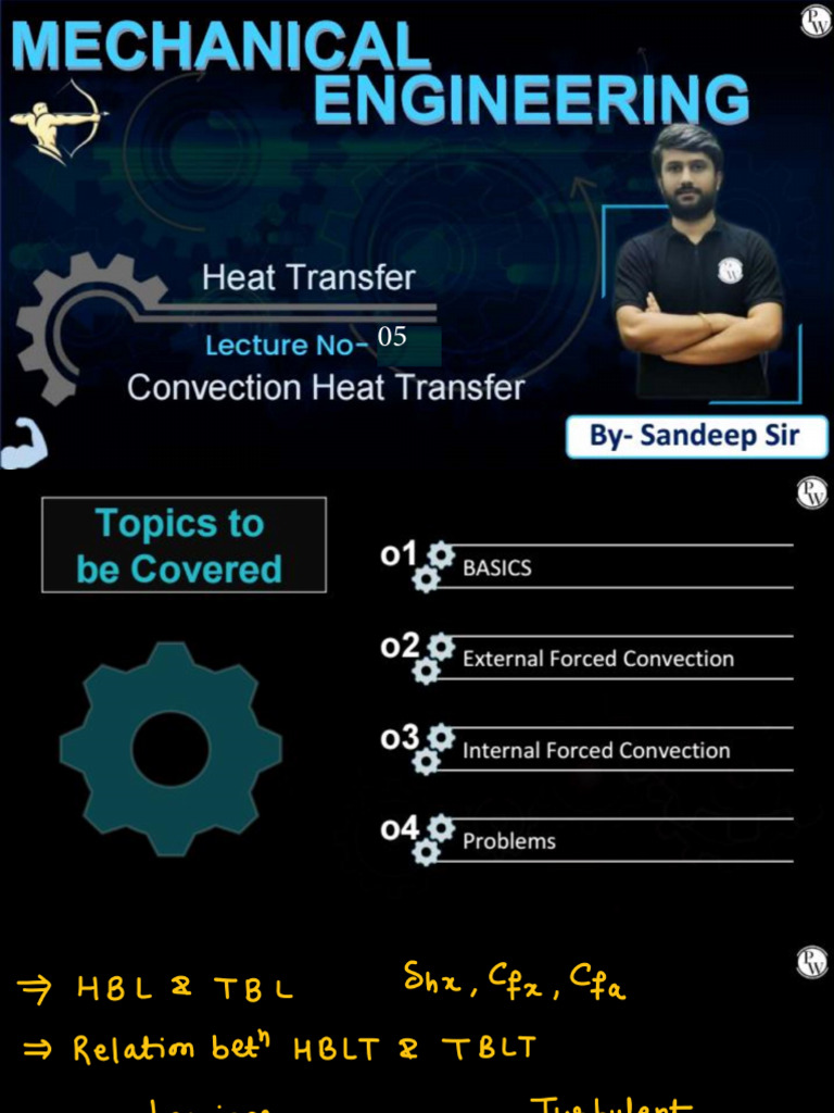 Convection Heat Transfer 05 - Class Notes | PDF