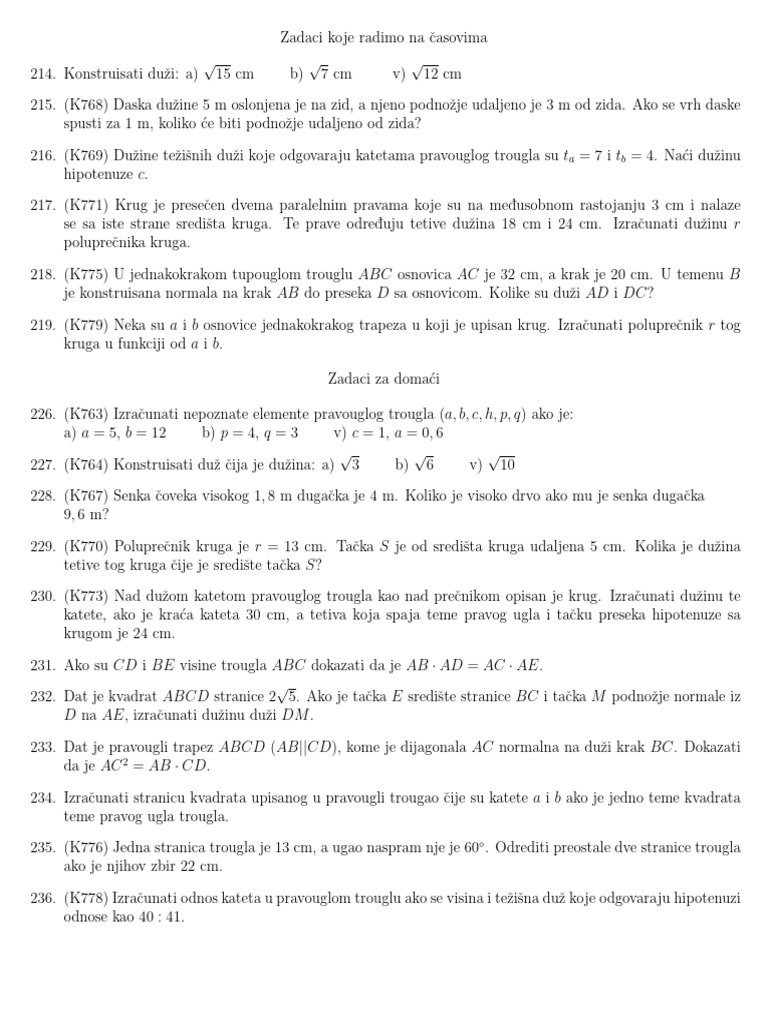 Zadaci Prvi Razred Fajl 29 | PDF