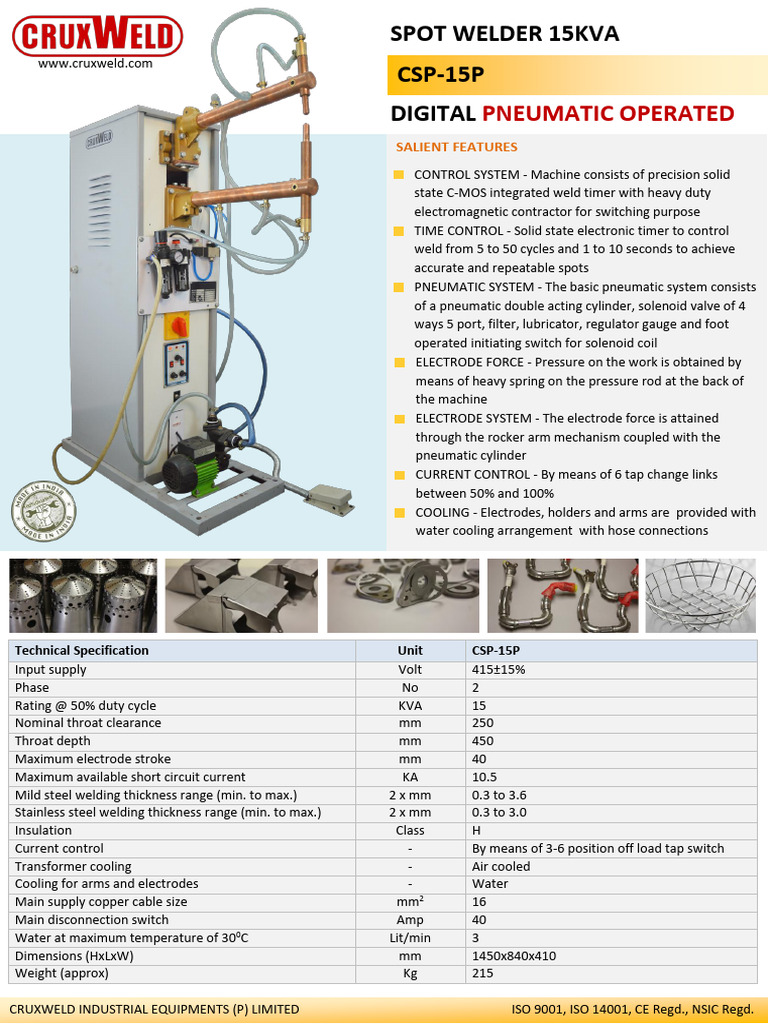spot-welding-machine | PDF | Welding | Construction