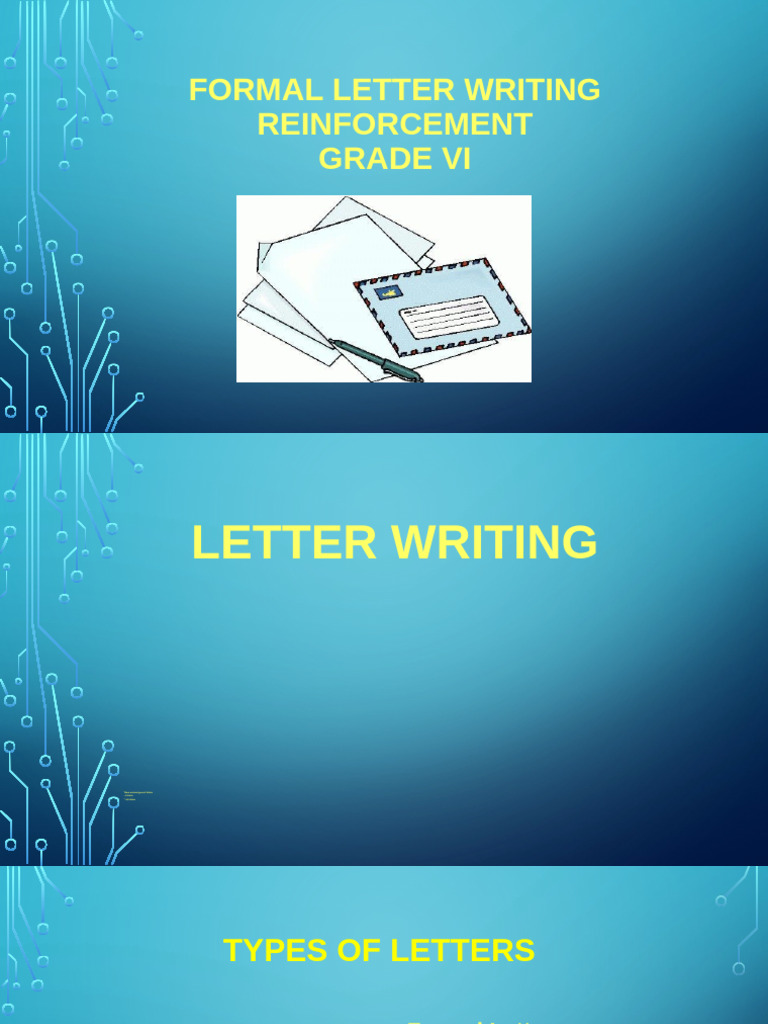 Formal Letter Writing Reinforcement | PDF | Linguistics | Grammar
