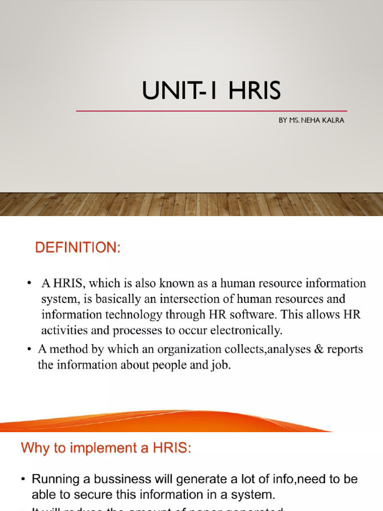 HRIS | PDF
