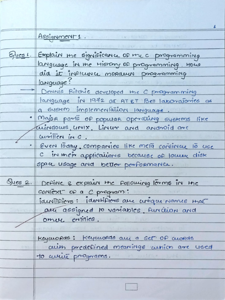 Assignment 1 Programming In C Pdf Computer Programming Software Engineering 4684
