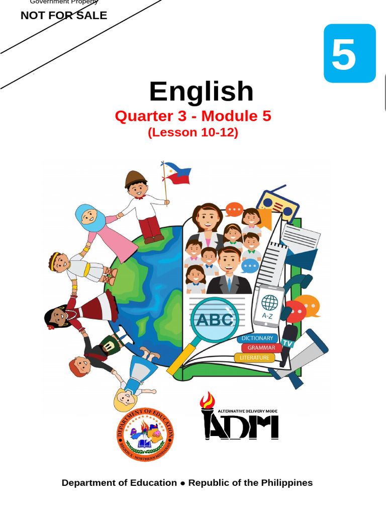 ENGLISH-5-Q3_Module-5_v3 | PDF | Educational Assessment | Narrative