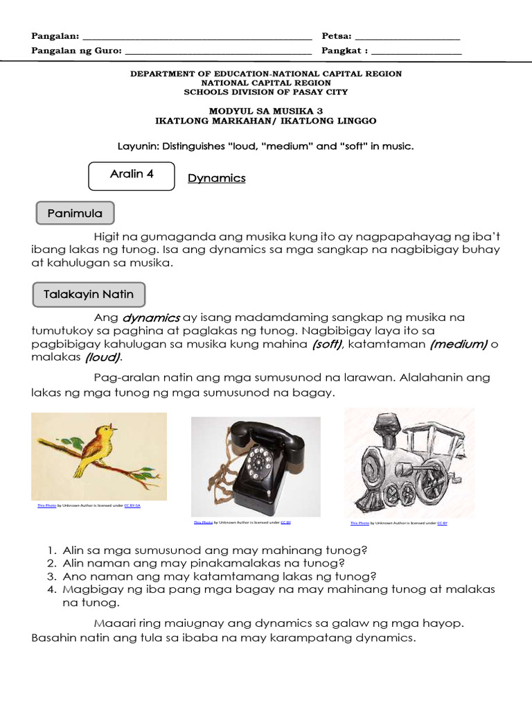 7 Mapeh3 Q3 W3 | PDF