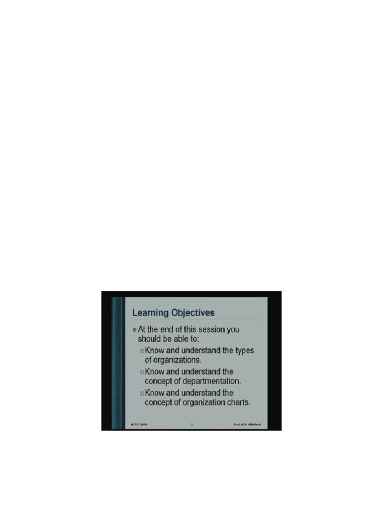 lec5 Organizing - II | PDF | Hierarchy | Expert