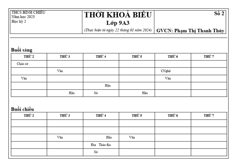 TKB So 2-Lop 9 - 3 | PDF