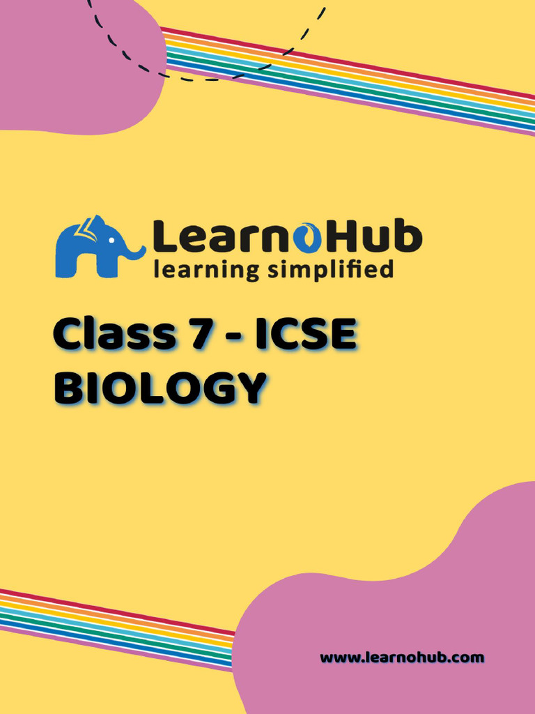 Class 7 ICSE Plant Classification Notes | PDF | Fungus | Bacteria