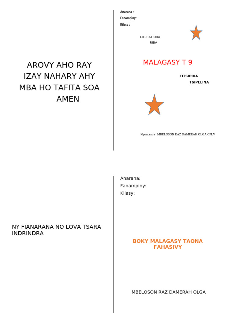 Malagasy | PDF
